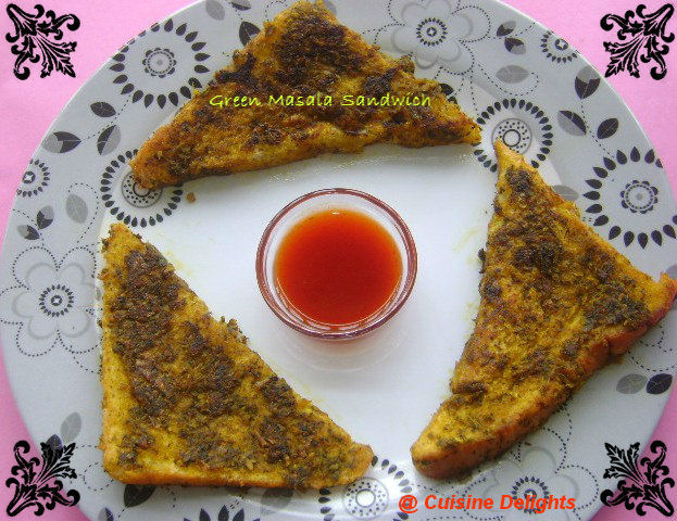 Green Masala Bread / Seyala Bread - Cuisine delights